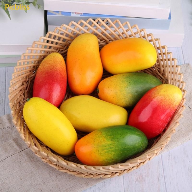 Picbliss Realistic Mangoes Simulation Decors Decorative Artificial ...