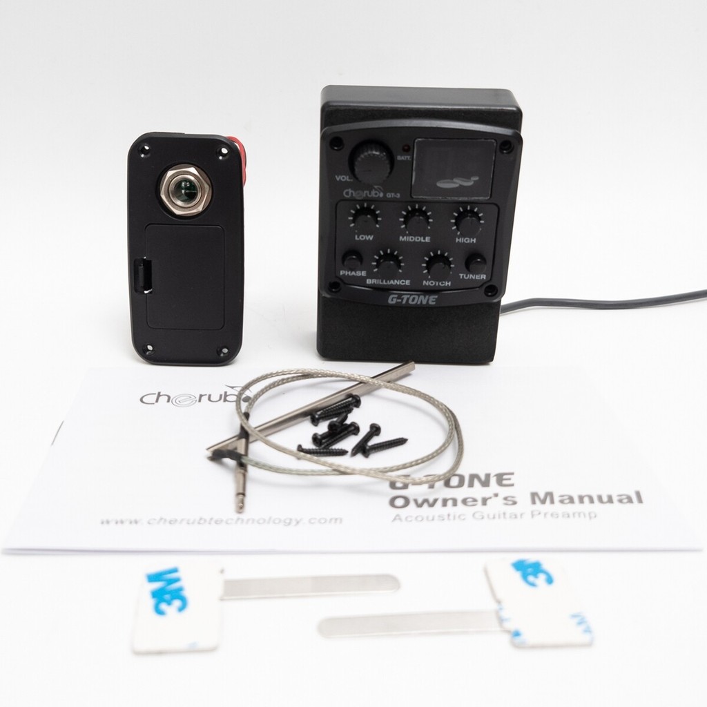 G Tone Pickups Acoustic Pickup Acoustic Guitar EQ Preamp System Piezo ...