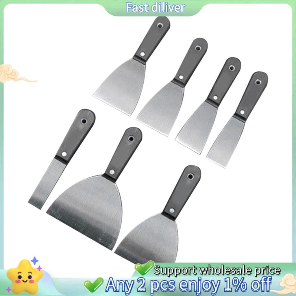 GT-7PCS Drywall Tools, Knife Set Kit Drywall Taping Knife Set Spackle Knife, Wallpaper Scraper ...