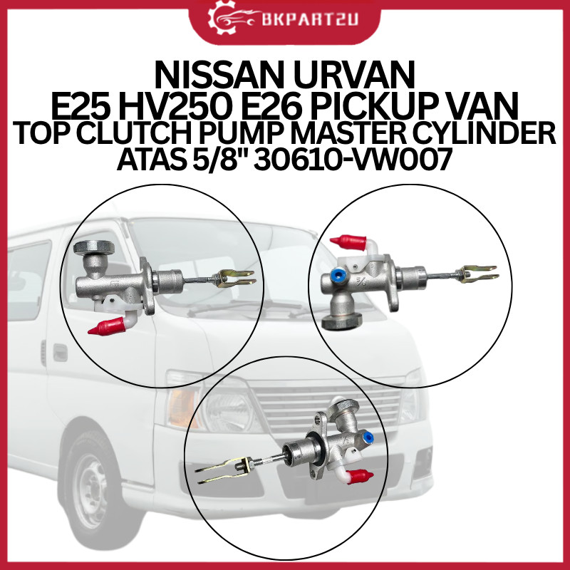 NISSAN URVAN E25 HV250 E26 PICKUP VAN TOP CLUTCH PUMP CLUTCH MASTER ...