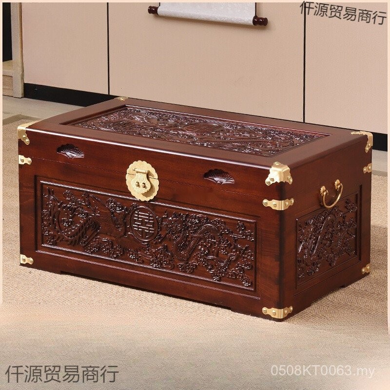 Box Box Wedding Box Storage Box Dragon Phoenix Carved Antique ...