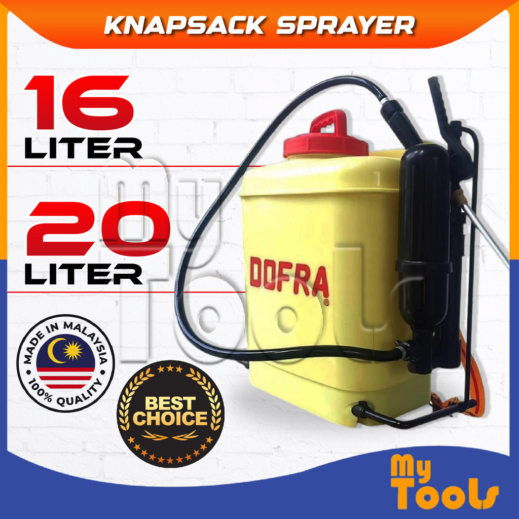 Mytools DOFRA Knapsack Sprayer Manual Handpump [ 16L / 20L ] Penyembur ...
