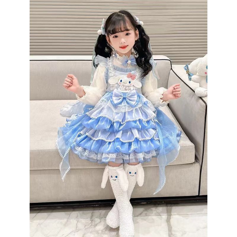Kids Girls Cinnamoroll Kawaii Lolita Princess Dress Children Girl ...