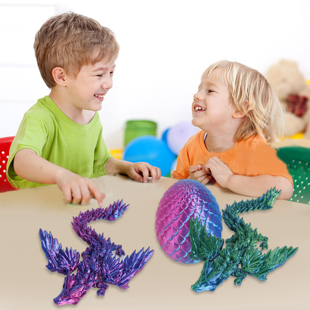 3d Printed Dragon Figurine Handcrafted Dragon Figurine Articulated ...