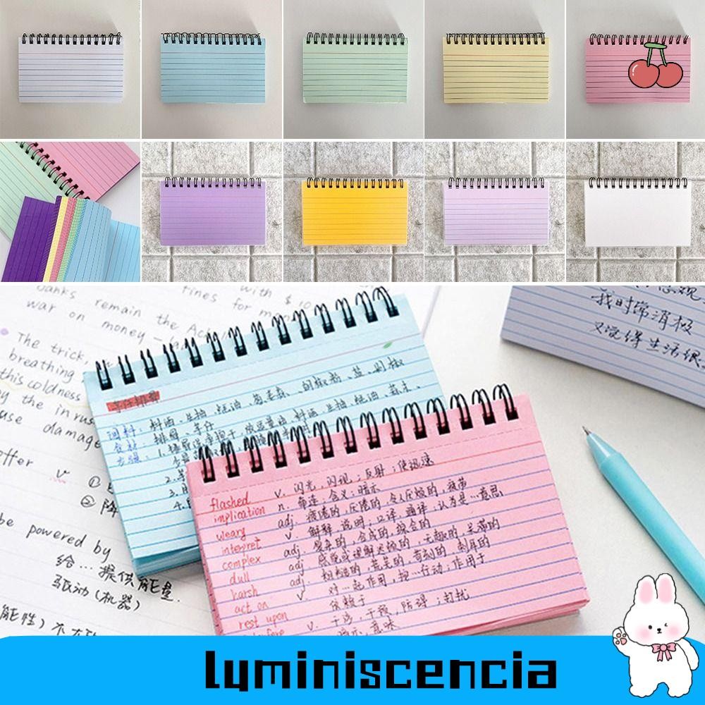 LUMINISCENCIA Notebook, Portable Tearable Notepad, Creative Horizontal ...