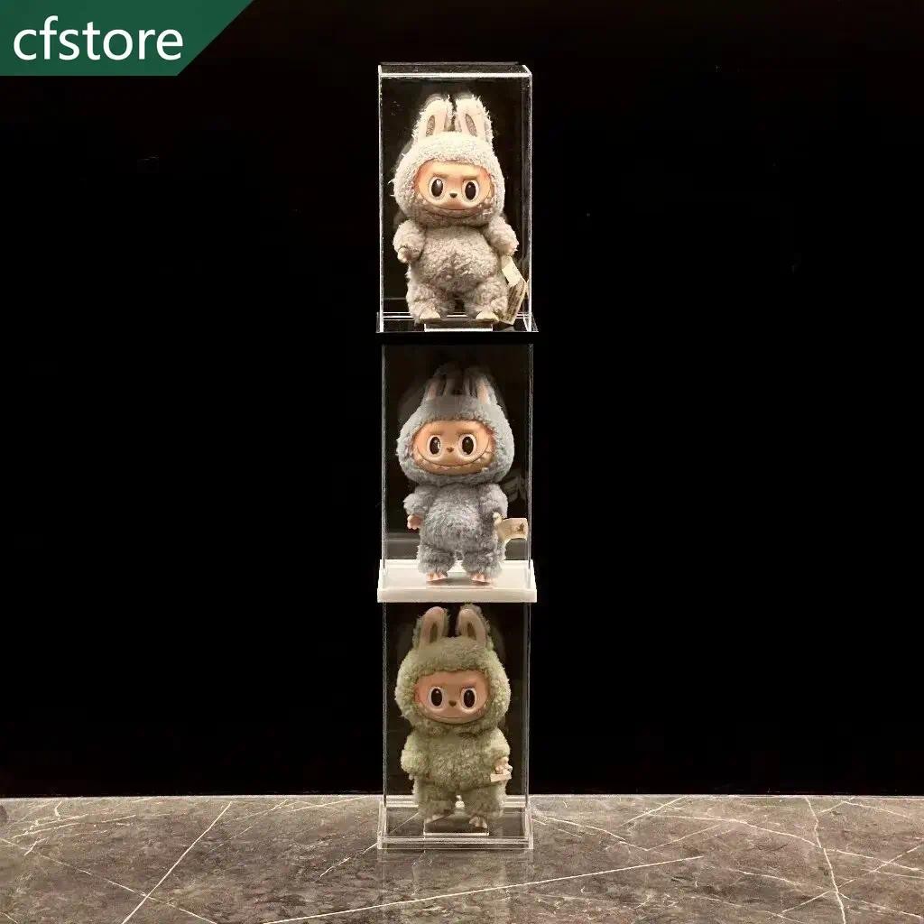 Transparent Labubu Protector Case Acrylic Display Box For 15-17cm ...