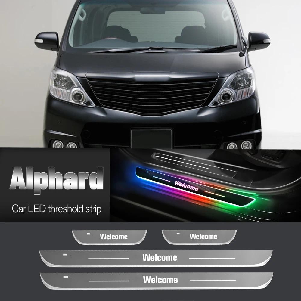 Car Door Sill Light For Toyota Alphard 10 20 30 2002-2022 Customized ...