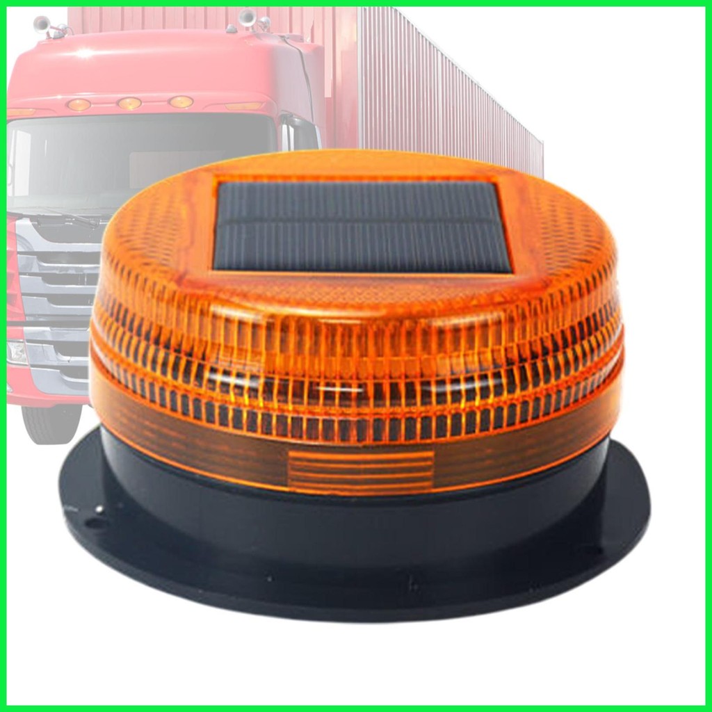 Solar Warning Light Stop Sign Warning Lamp Solar Industrial LED Warning ...