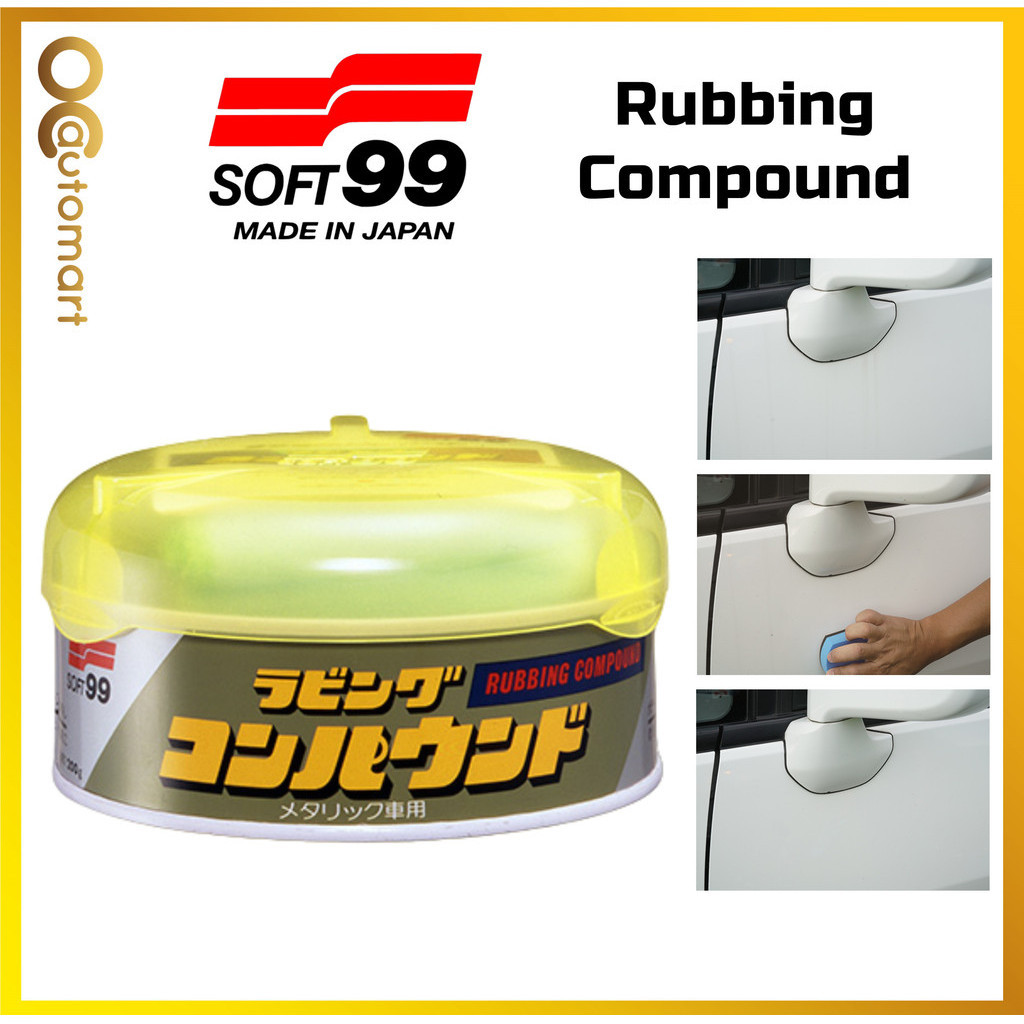 Soft 99 Rubbing Compound Metallic Grinding Coarse Wax 200g | Shopee ...