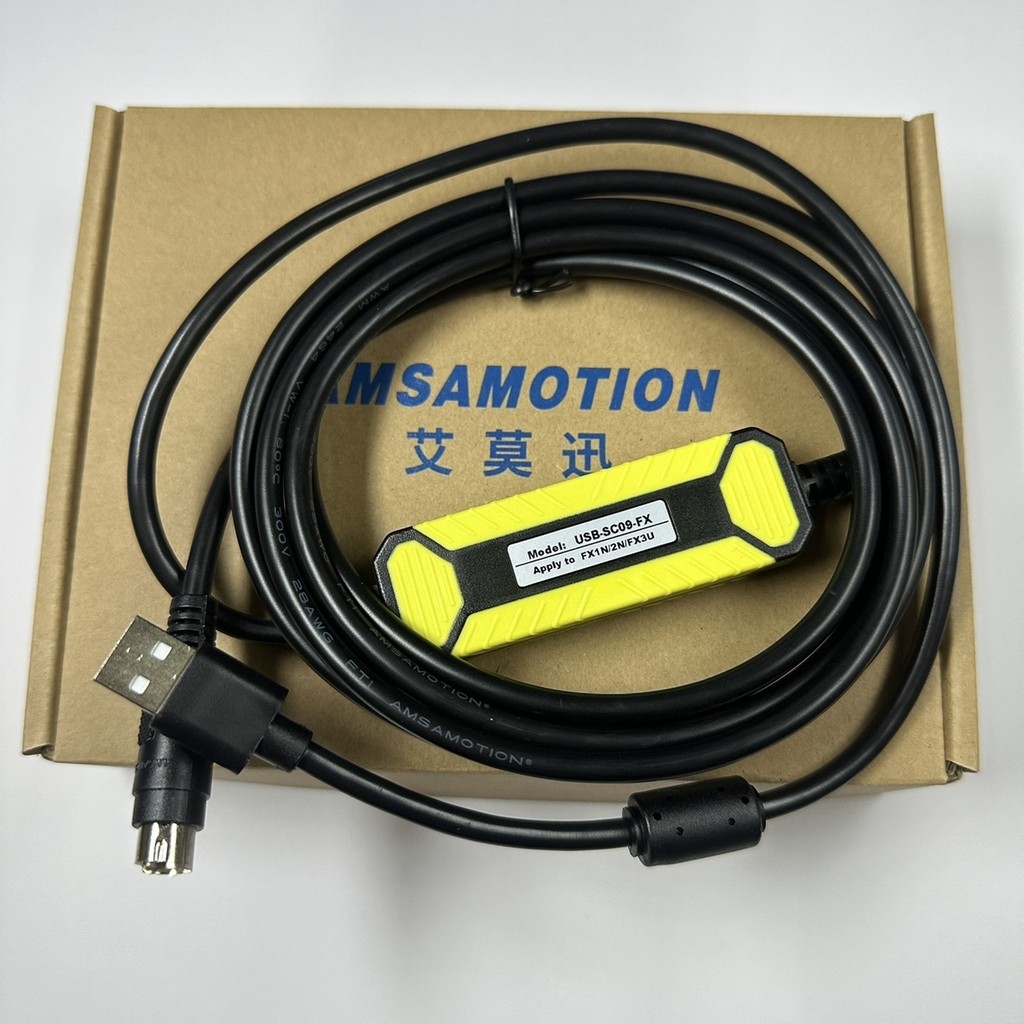 Ai Mo Xun Mitsubishi PLC Programming Cable Data Cable USB Download ...