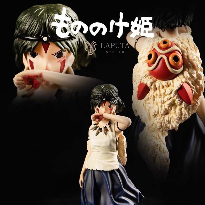 Hayao Miyazaki Anime Series Ghost Princess Sam Variety Tanuki Statue ...