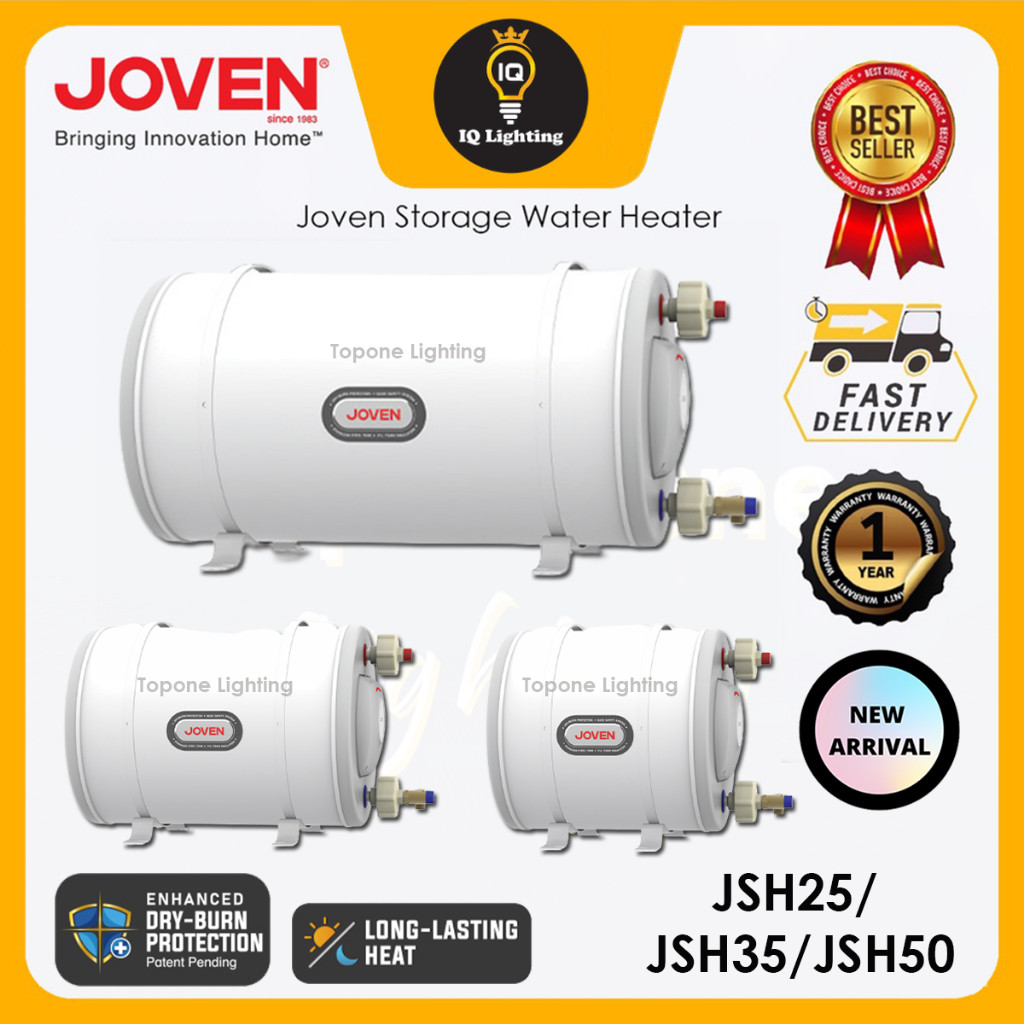 🔥FREE SHIPPING🔥 Joven Horizontal Storage Tank Water Heater JH15 JSH25 ...
