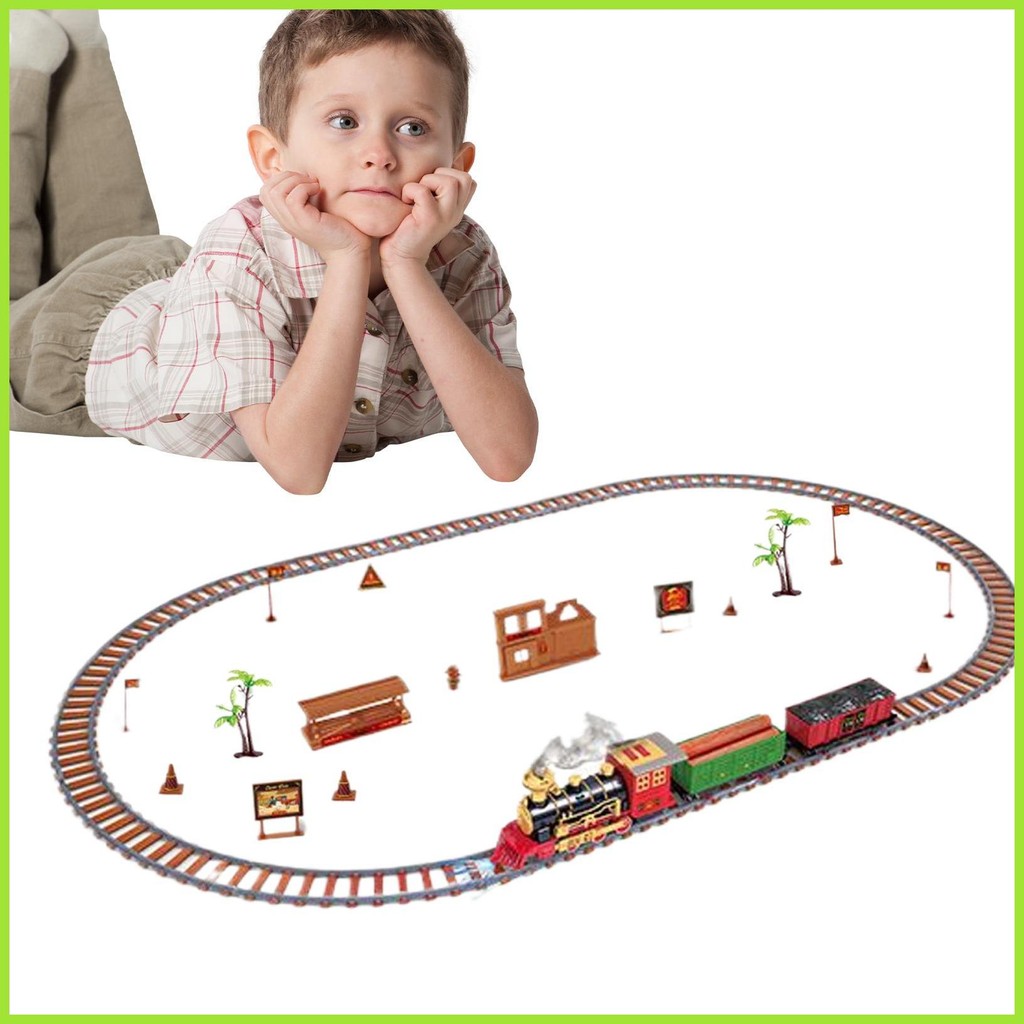 Christmas Train Toys Christmas Electric Train With Fog Battery Operated ...