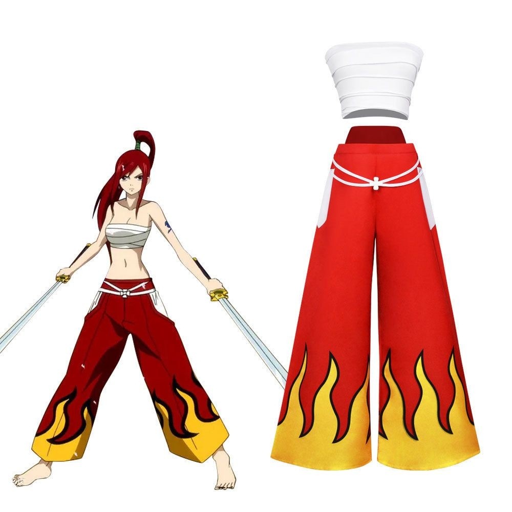 Fairy TAIL Erza Scarlet cosplay costumes Clear Heart Clothing Ellisa ...