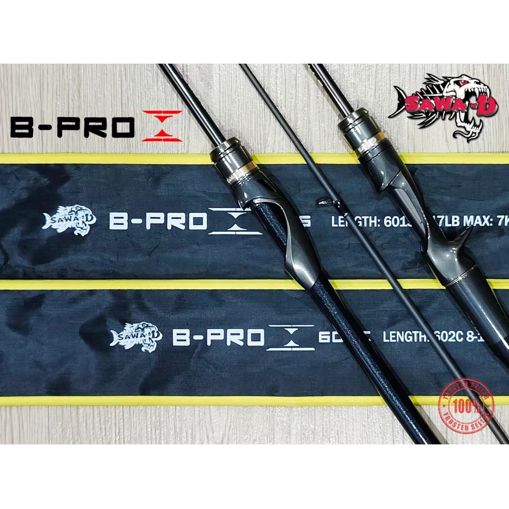 SAWA-D B-PRO FISHING ROD (SPINNING/ BAITCASTING) | Shopee Malaysia