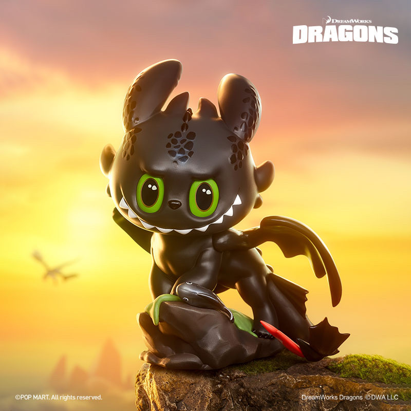Popmart POPMART THE MONSTERS How to Train Your Dragon Master Figure ...