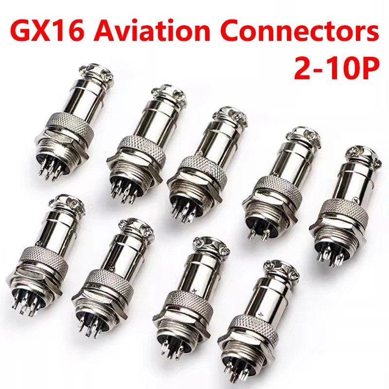 GX16 Aviation Connector Socket Plug GX16-2/3/4/5/6/7/8/9/10 Pin Male Female 16mm | Shopee Malaysia