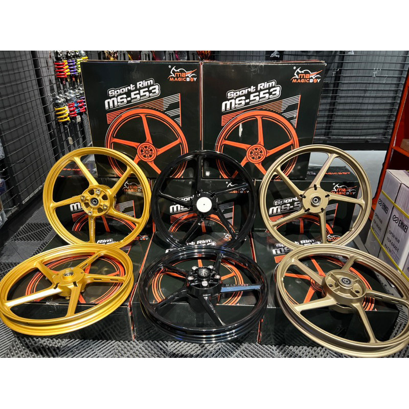 MAGIC BOY 5L SPORT RIM MS 553 1.60 /1.60 X 17 SIAP BEARING BUSH Y15ZR ...
