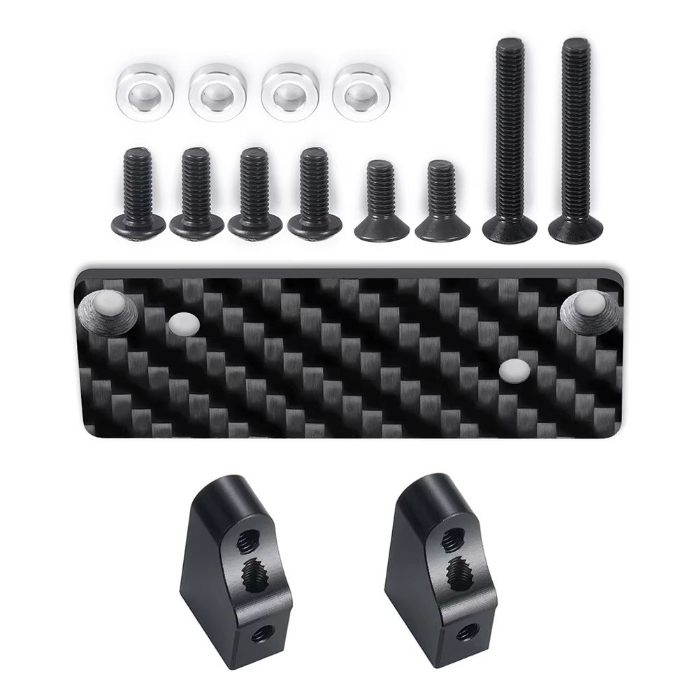 Carbon Fiber Aluminum Alloy Servo Mount Fixed Bracket for Tamiya 1/10 ...