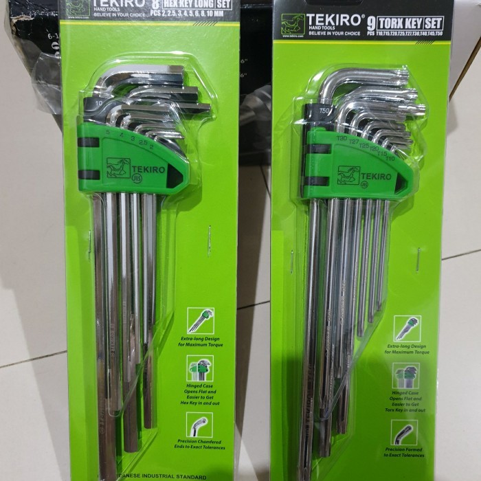 Tekiro PACKAGE OF 8 PCS LONG L KEYS AND 9 PCS LONG L BINTANG TEKIRO ...