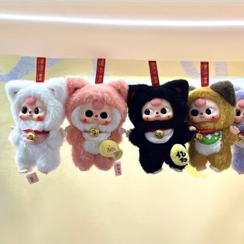 Baby Three- Wealth Cat Series Billion Cat Weng Plush Blind Box Trendy ...