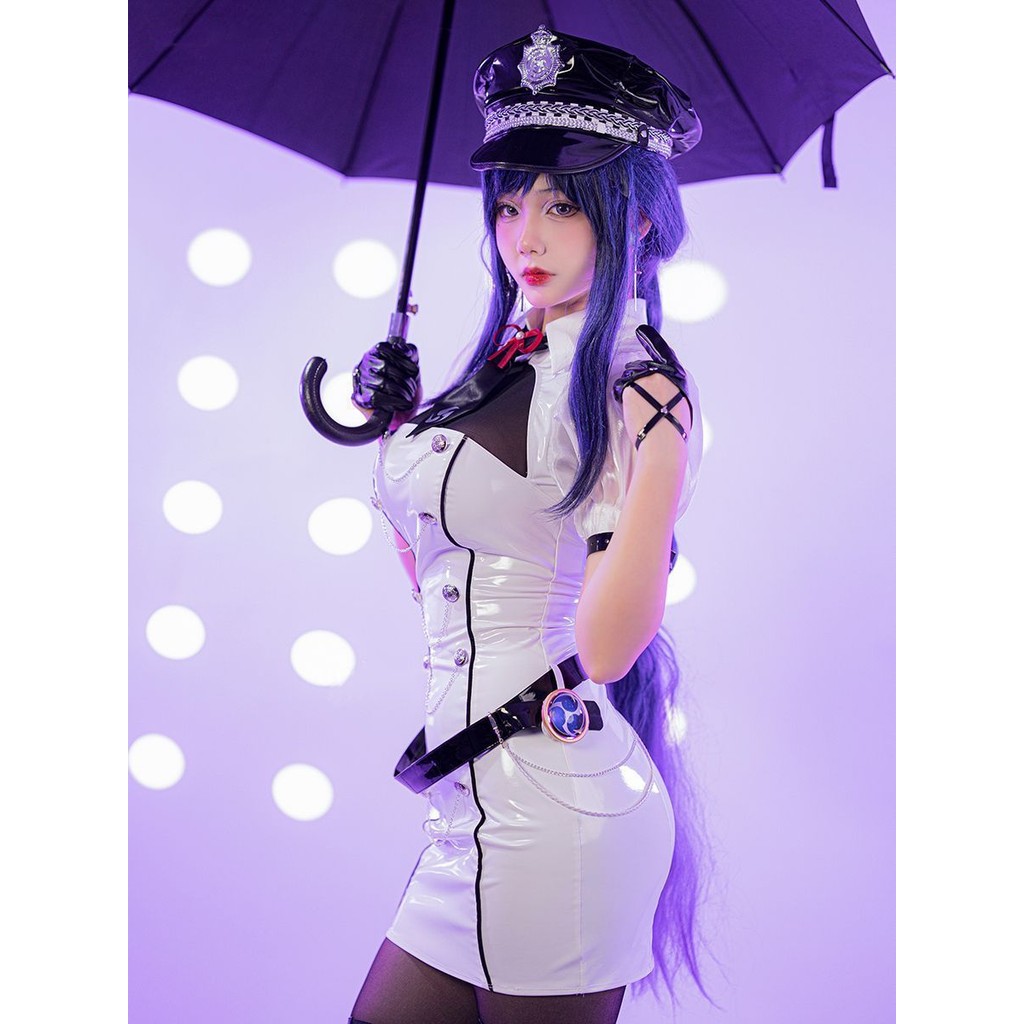 Yuanshen cosplay Costume Female Raiden General Fanny Policewoman ...