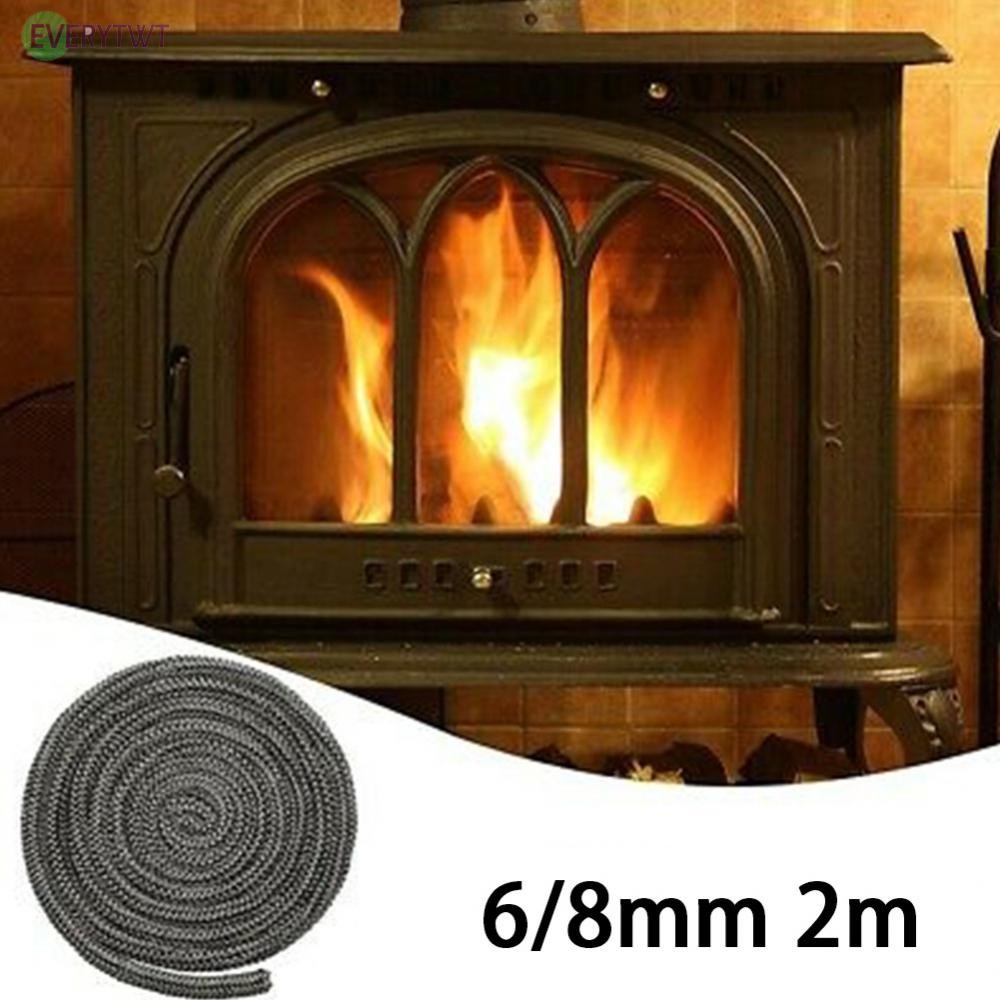 【EVER】Fiberglass Rope Seal Fire Rope Log Burner Wood Burning Stove 1pcs ...
