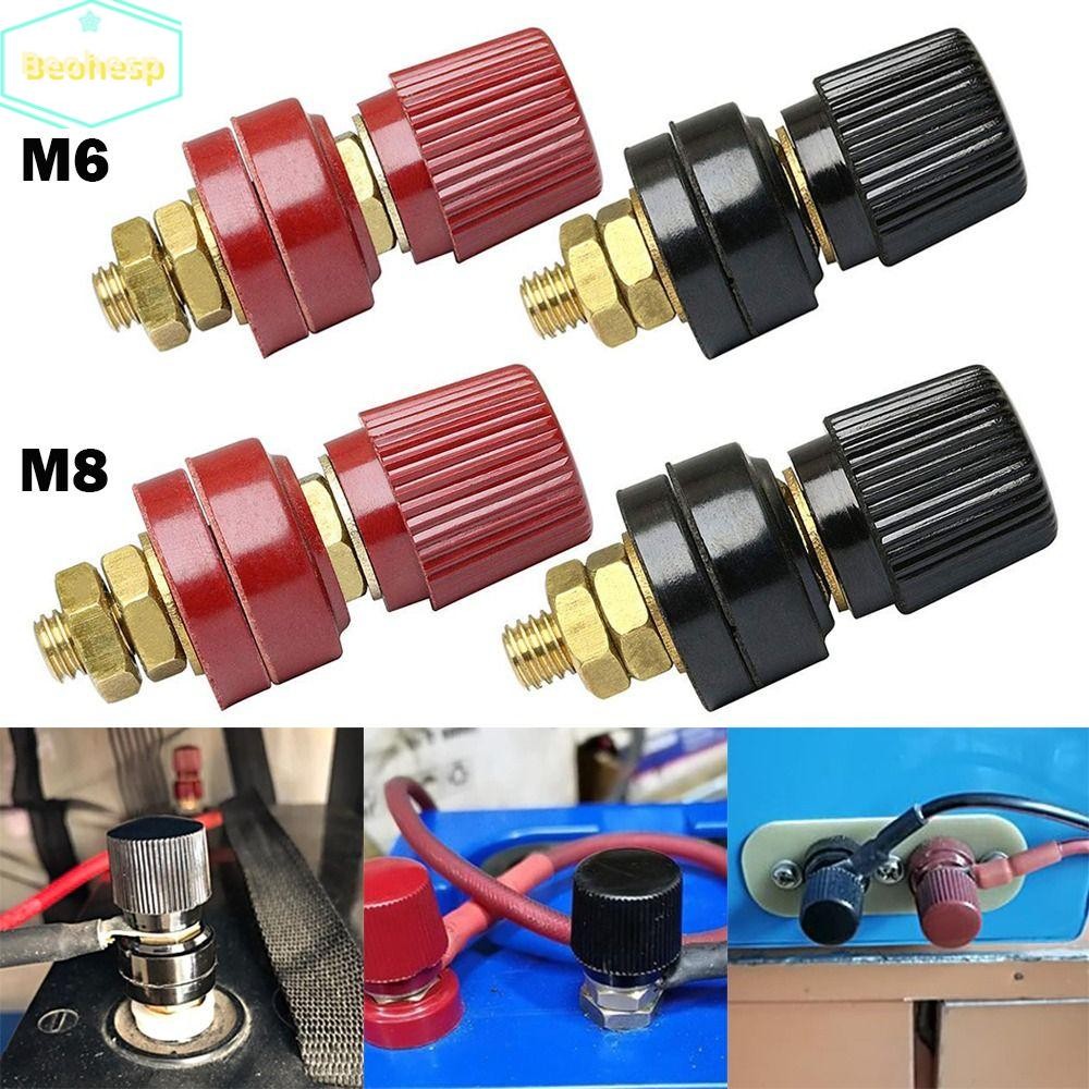 BEOHESP Posts Terminal Blocks, Red Black Brass Binding Post Terminal ...