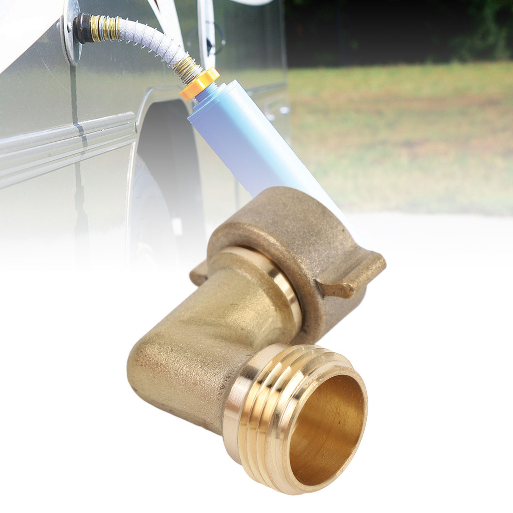 [LMC] RV 90 Degree Hose Elbow Copper Enhanced Waterflow Efficiency RV ...