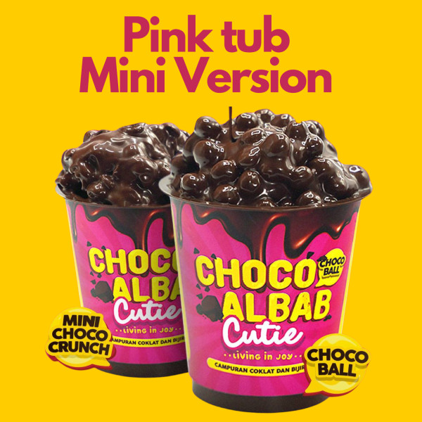 CHOCO ALBAB CUTIE EDITION CHOCOLATE CHOCO TUB | Shopee Malaysia