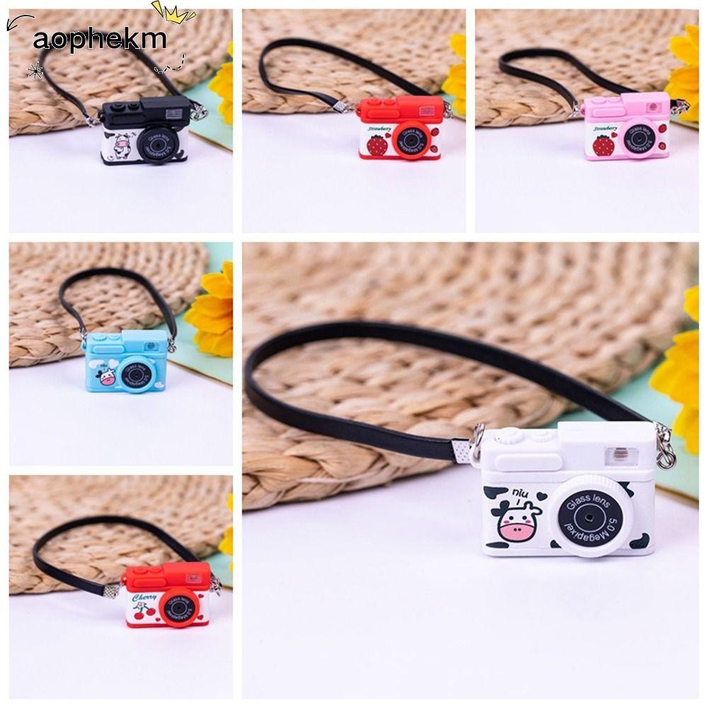 AOPHEKM Miniature Dolls Camera, Multicolor Accessories Shutter And ...