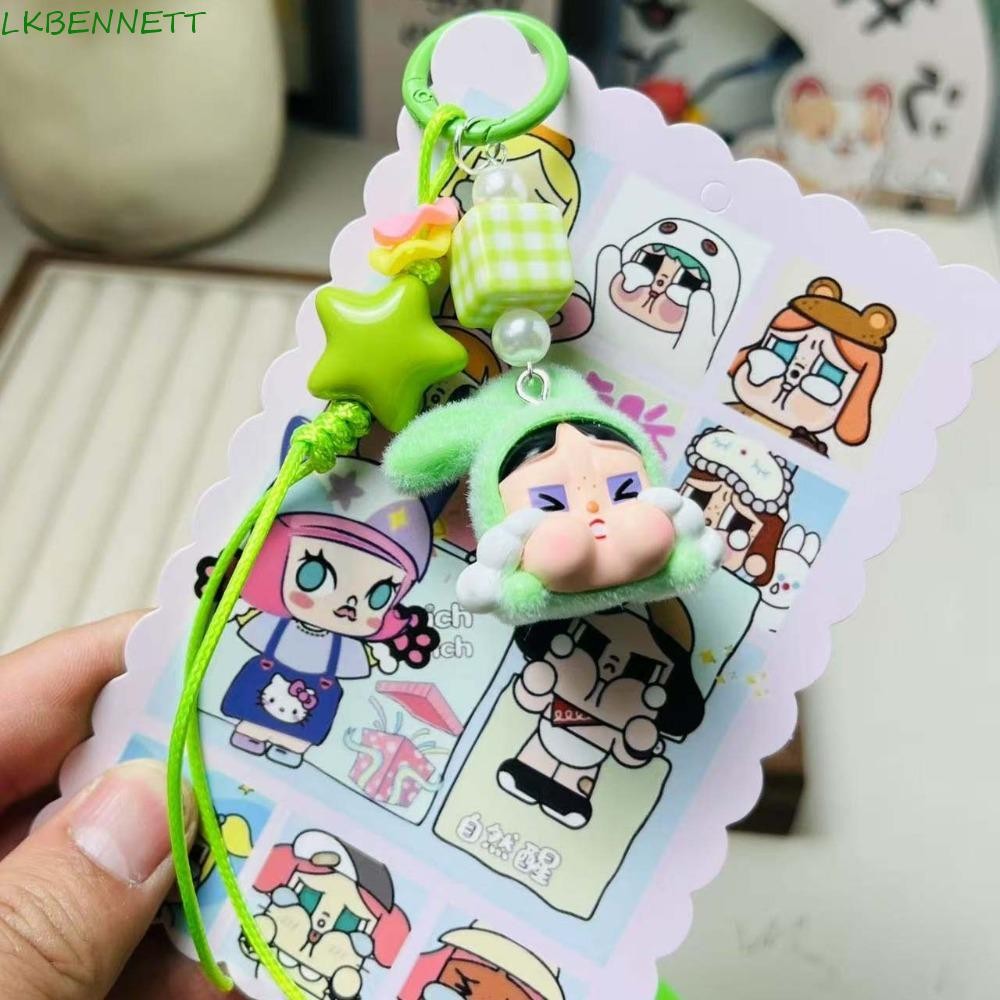 LKBENNETT The Powerpuff Girls Key Ring, Soft Silica Gel Flocking ...