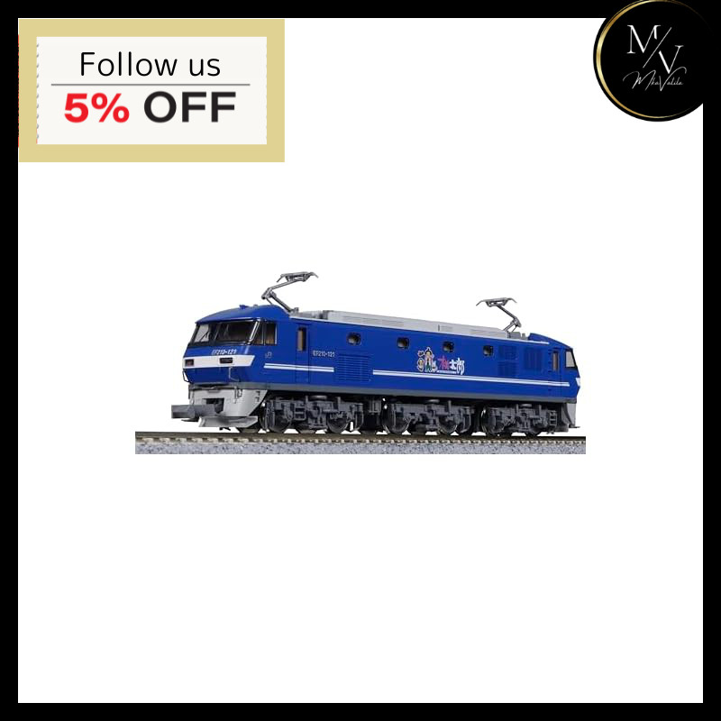 KATO N Scale EF210-100 Electric Locomotive with Single-Arm Pantograph - New Paint 3034-7 ...