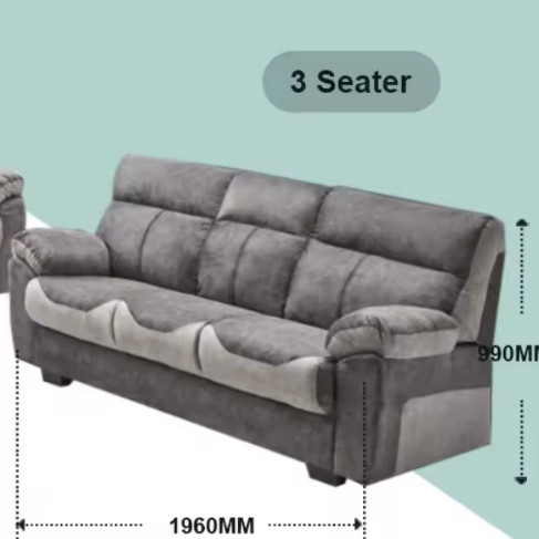 𝙏𝙀𝙍𝙈𝙐𝙍𝘼𝙃 Sofa Baldu Coklat 3 Seater | Shopee Malaysia