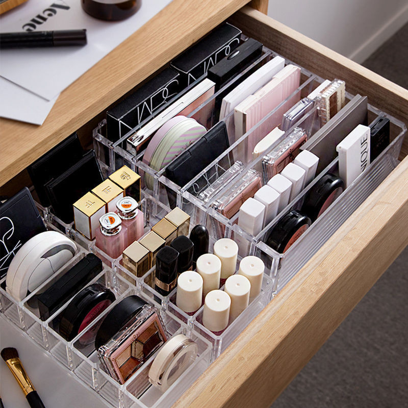 Powder Eyeshadow Storage Box Dressing Table Storage Loose Powder ...
