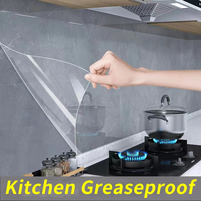 2M Oil and Waterproof Tile Wall Stickers Kitchen Backsplash Wall ...