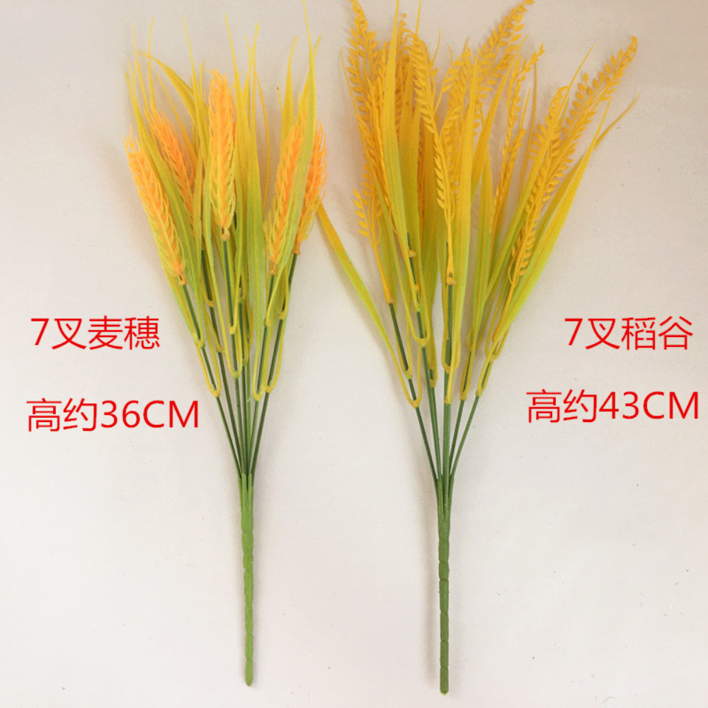 Realistic Artificial Wheat Stalks 7-tip Wheat Ears Fake Wheat Ears for Home Decor | Shopee Malaysia