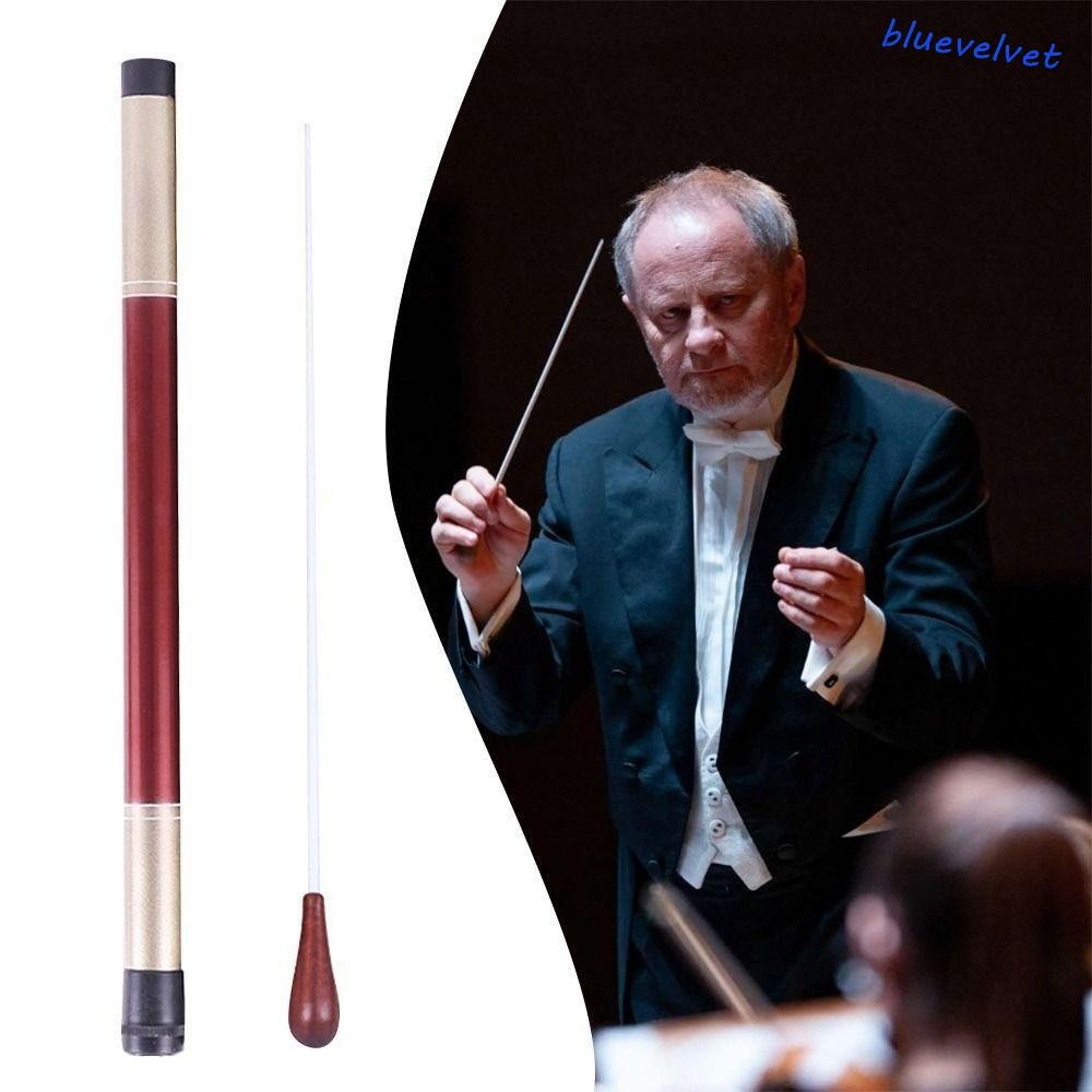 BLUEVELVET Orchestra Band, Rosewood Pear Shaped Handle Conductor Stick ...