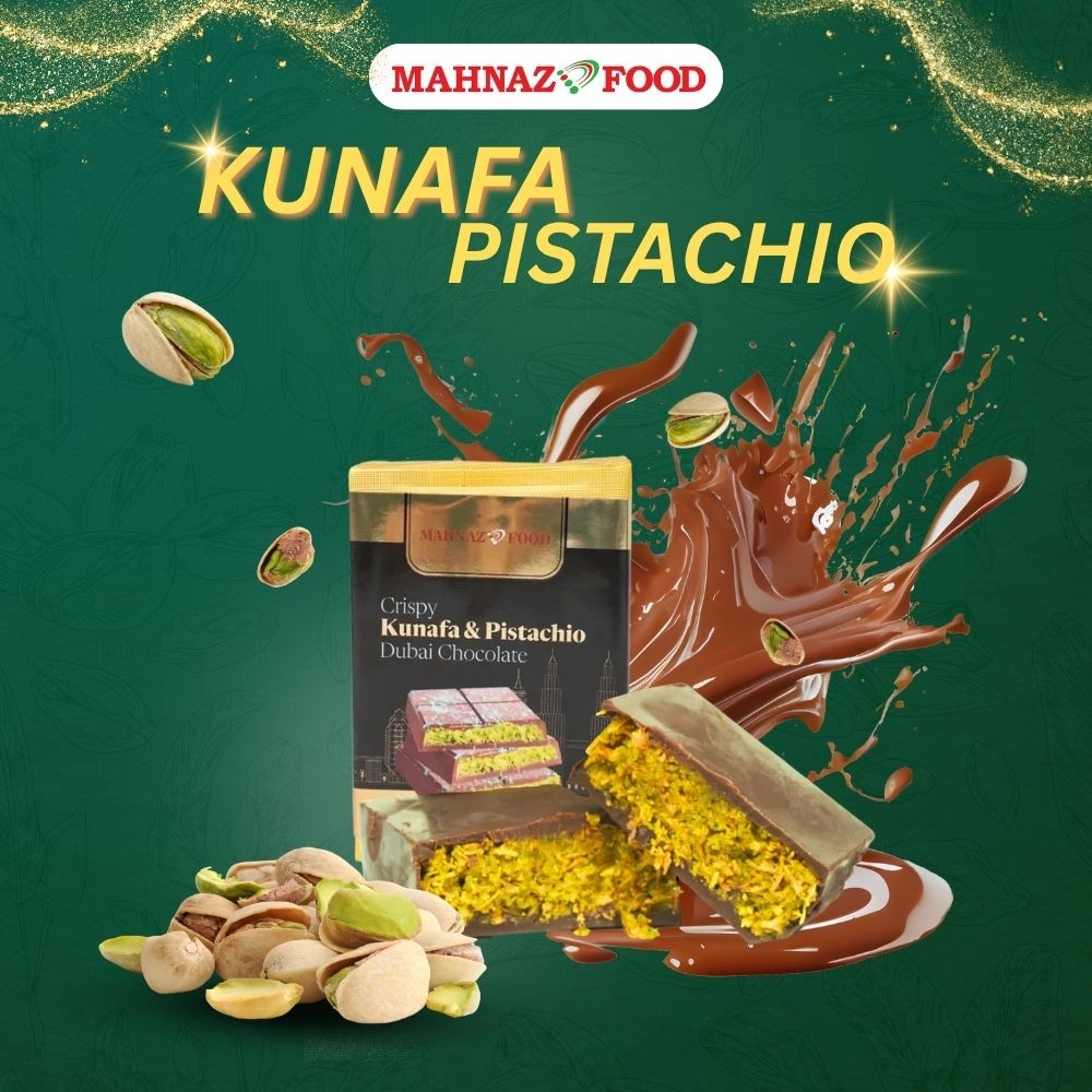 Mahnaz Food Lale Dubai Chocolate Kunafa With Pistachio | Coklat Kunafa ...