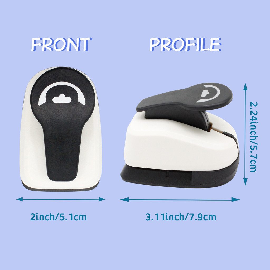 Sturdy Earring Card Hole Punch Portable Punch Perforator Metal Double ...