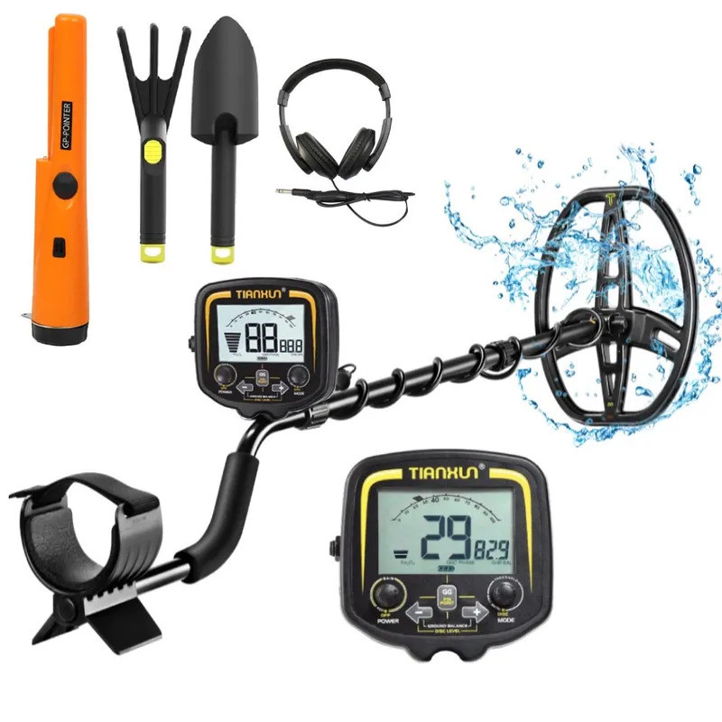TX850 Gold Metal Detector Deep Search Nugget Hunter PinPointing 19 KHZ ...
