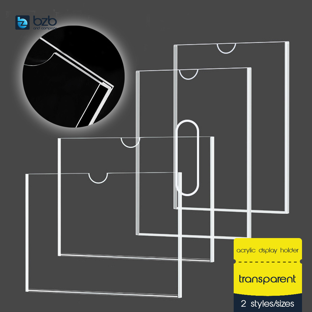 A3 A4 A5 A6 Acrylic Frame Card Slot Poster Certificate Document Sign ...
