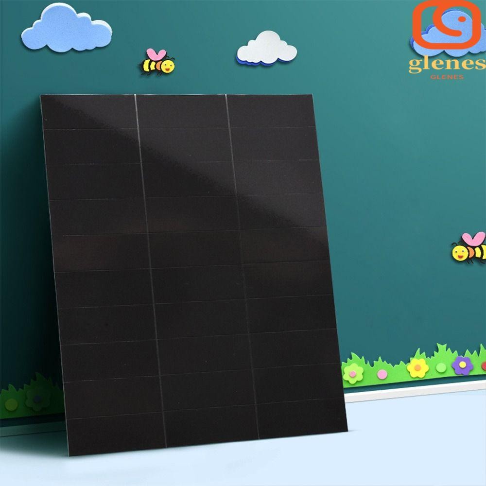 GLENES Magnet Blackboard Sticker, Self Adhesive Flexible DIY Magnetic ...