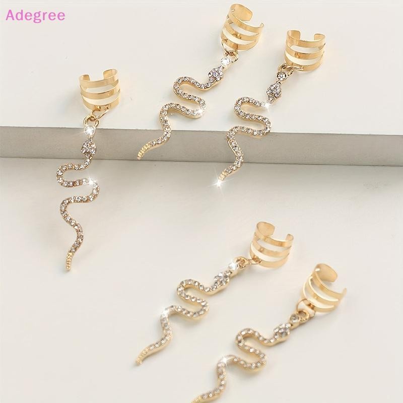 Adegree 5 Pcs Snake Shape Dreadlock Braid Hair Beads Braids Hair Rings ...