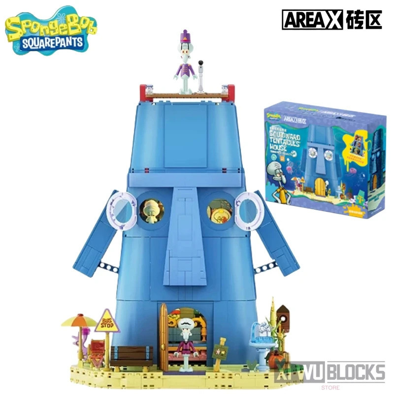 AREAX Building Block Spongebob Squarepants Squid Ward Quincy Tentacles ...