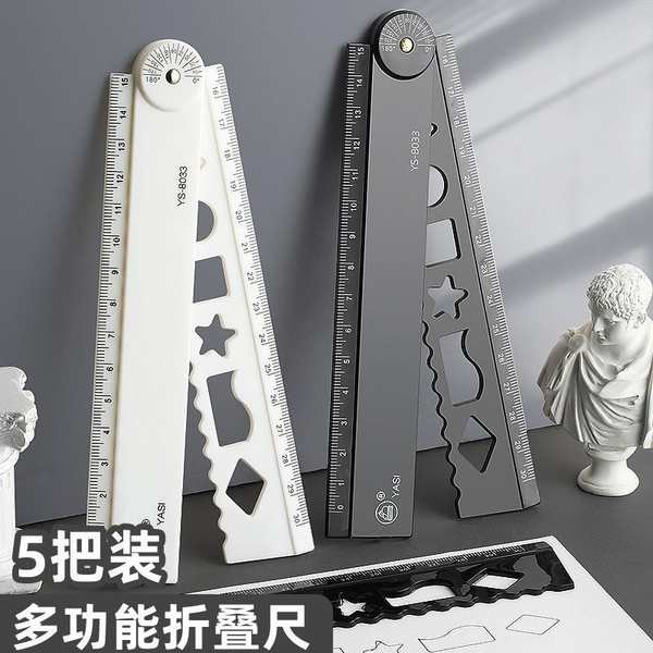 set alat tulis ruler Pembaris lipat untuk pelajar sekolah rendah ...