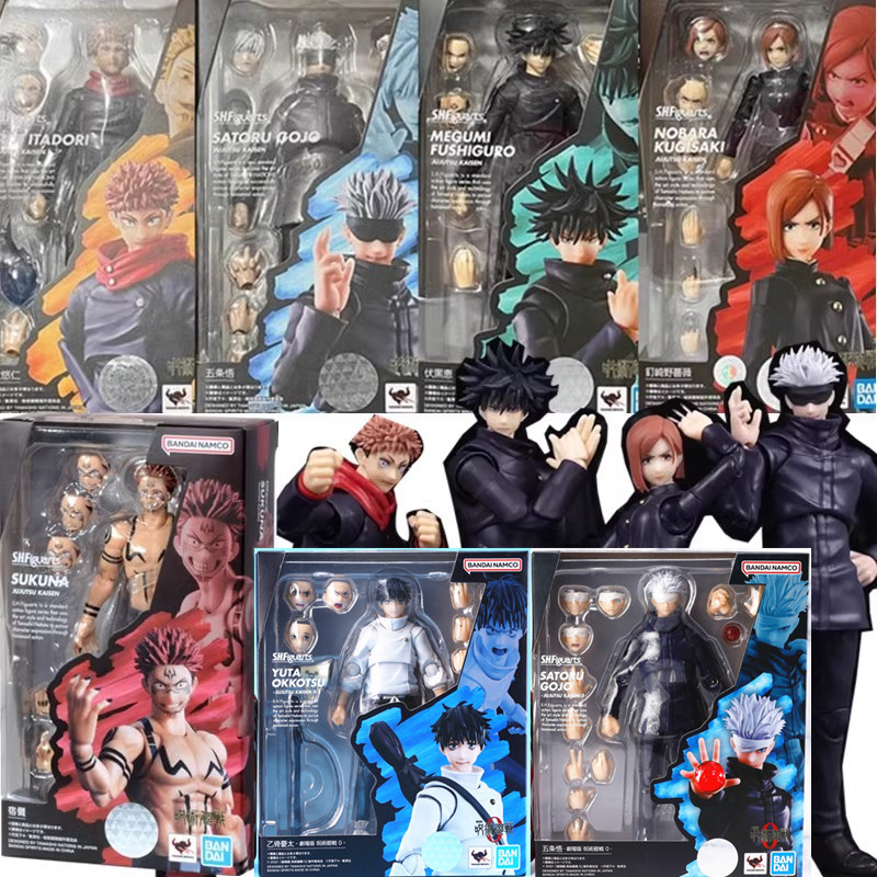 Bandai SHF Spell Back to Battle Knotweed Yuren Su Nuo Gojo Go Fu Hei ...