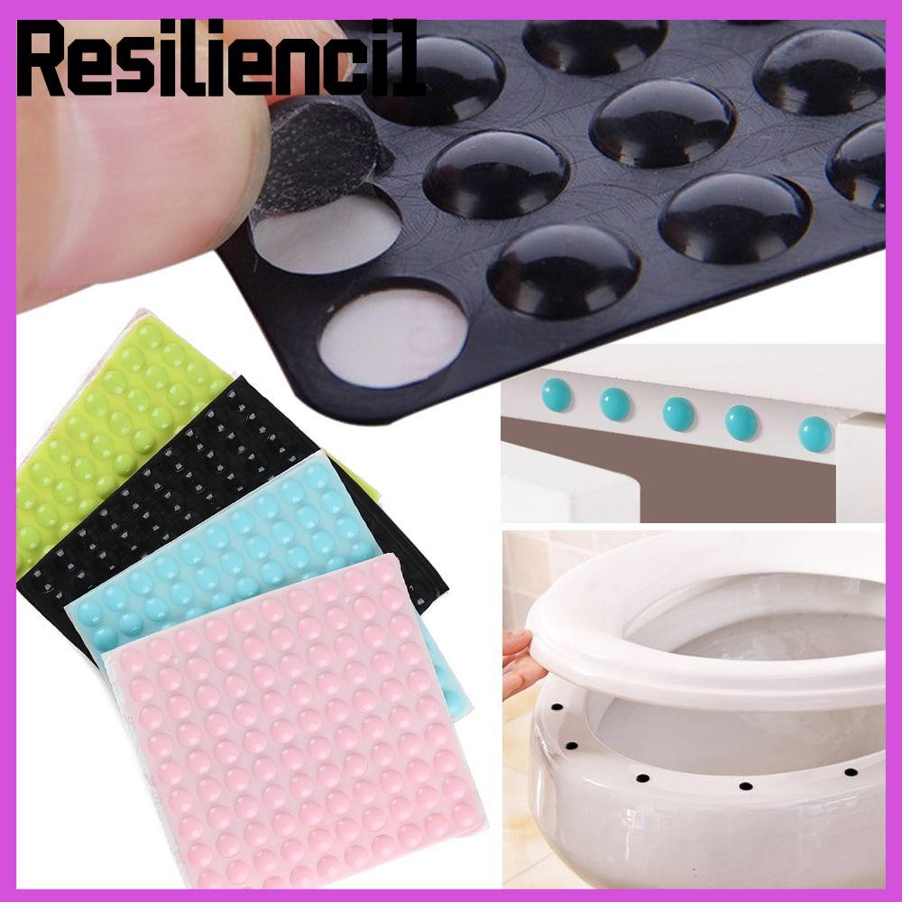 RESILIENCI1 100PCS/Sheet Buffer Sticker Soft Cabinets Door Stop Toilets ...