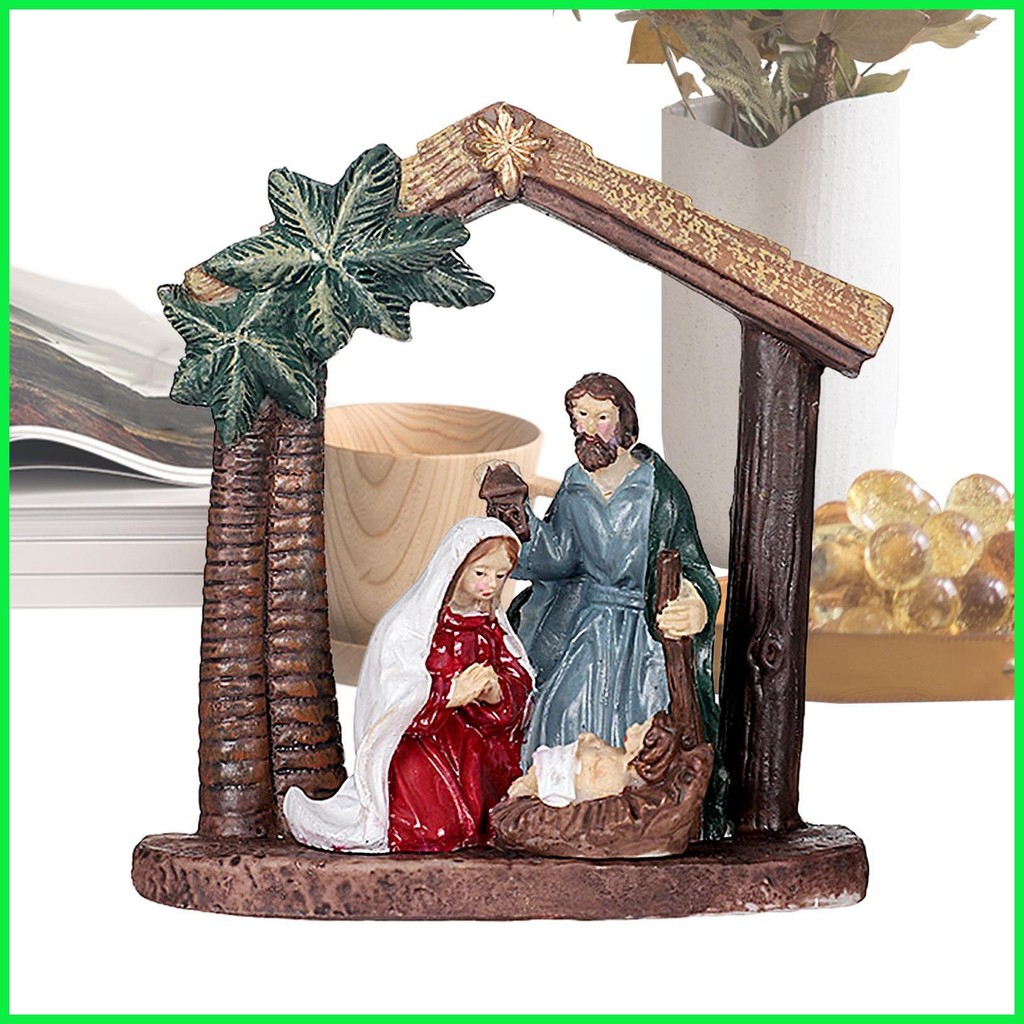 Holy Family Statue Nativity Set Christmas Decoration Christmas Nativity ...