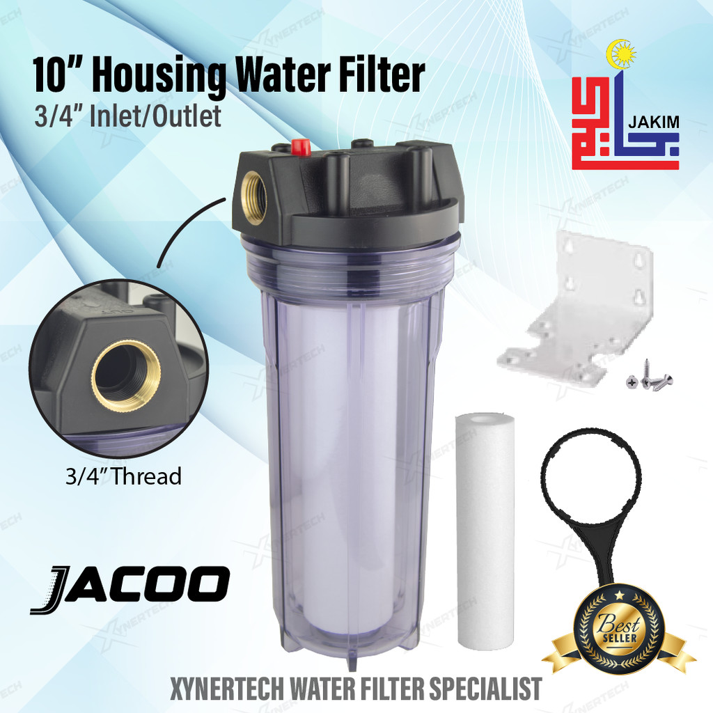 10" Inch Housing PP Water Filter Transparent Casing with PP Sediment ...